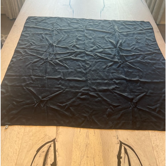 Yves Saint Laurent | Accessories | Ysl Silk Scarf Pure Silk With ...
